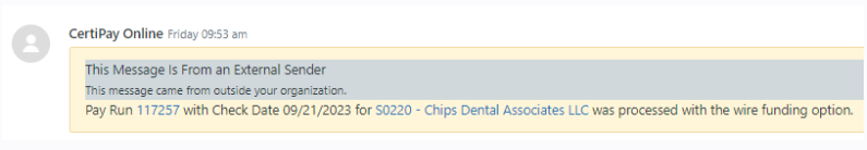 CertiPay Online Funding Types