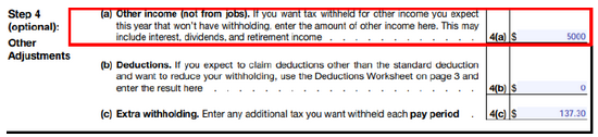 2020 or Later W-4 Form Federal Withholding Set Up