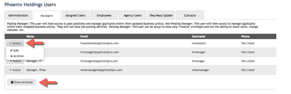 Applicant Tracking User Guide- Creating a New User
