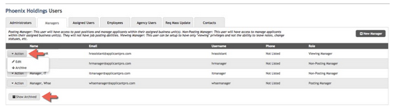 Applicant Tracking User Guide- Creating a New User
