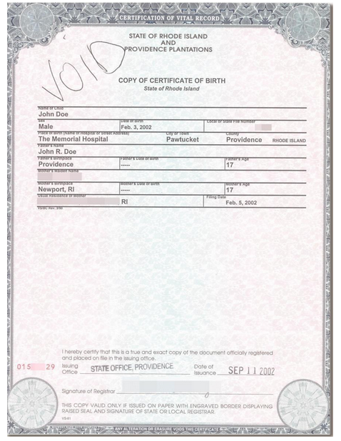 I-9 Document Examples
