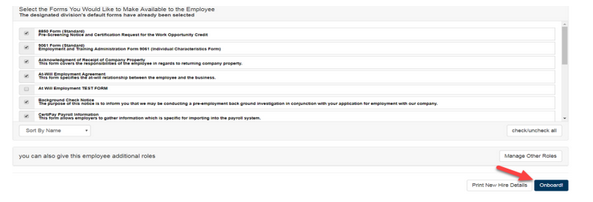Onboarding User Guide